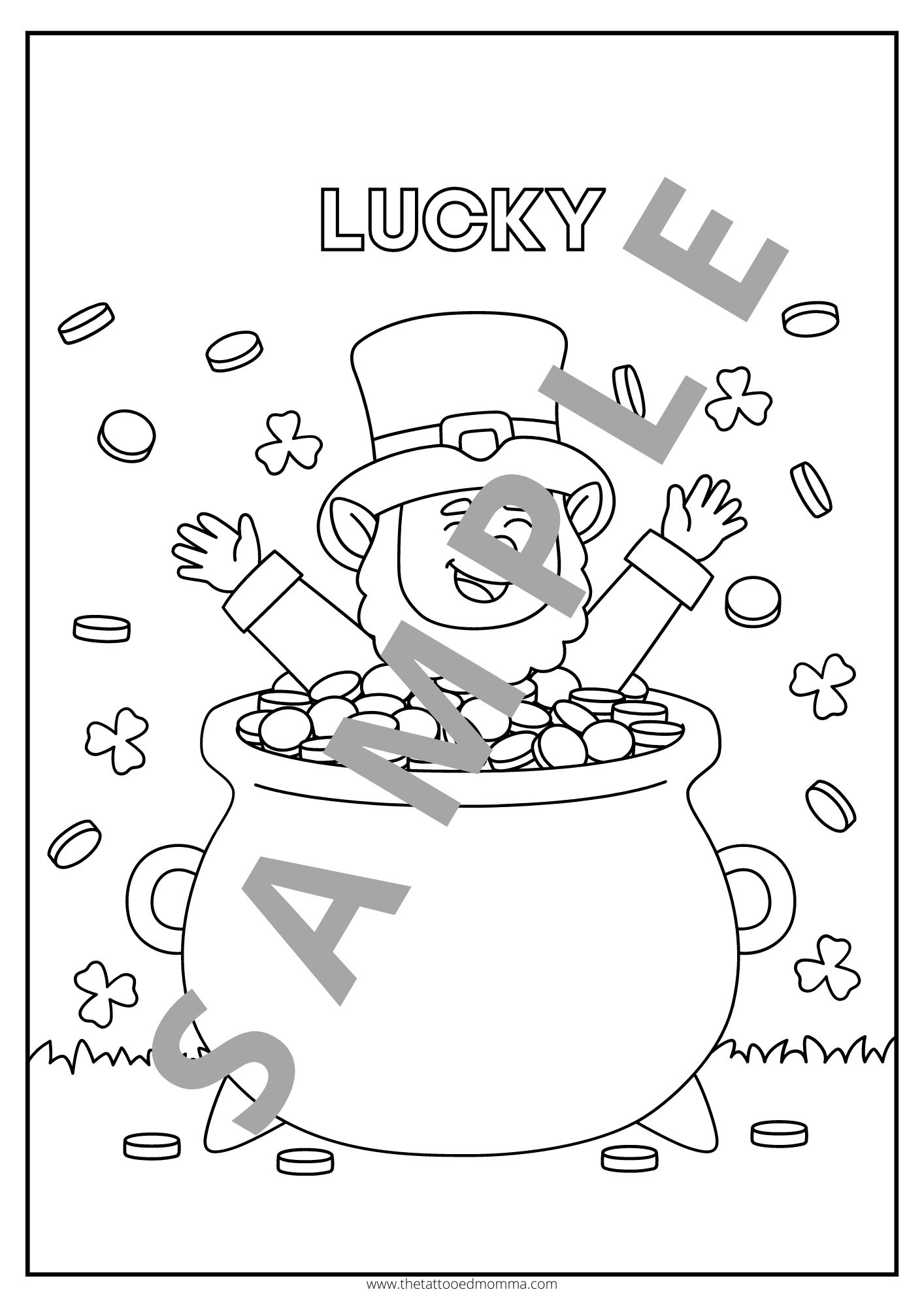 How To Make A 4 Leaf Clover Pinata - The Tattooed Momma